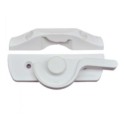 White Lower Sash Lock 0102005 | Andersen Windows Andersen 400 Series ...
