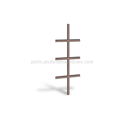 Sandtone/Sandtone Gliding Window Grille Size 4046 | Andersen Windows ...