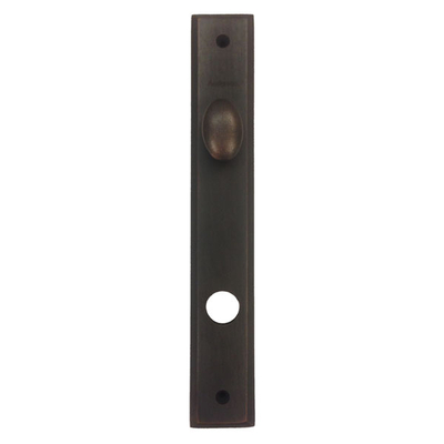 Distressed Bronze Yuma Plate | Hinged Patio Doors Escutcheon Plates ...