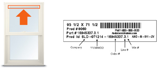 100 Series Single-Hung Parts - Andersen Windows